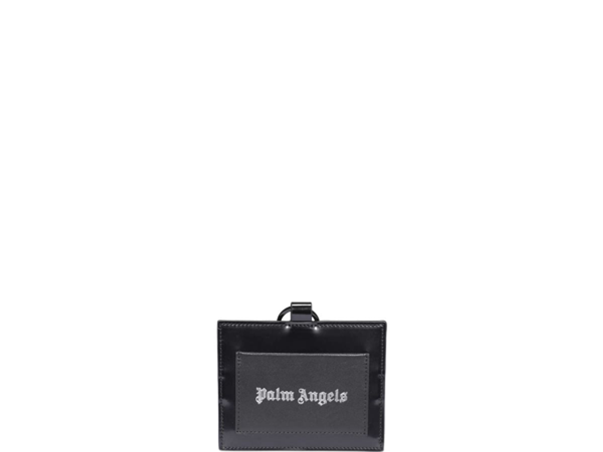 Palm Angels Iconic Neck Cards Holder In Black | WHAT’S ON THE STAR?