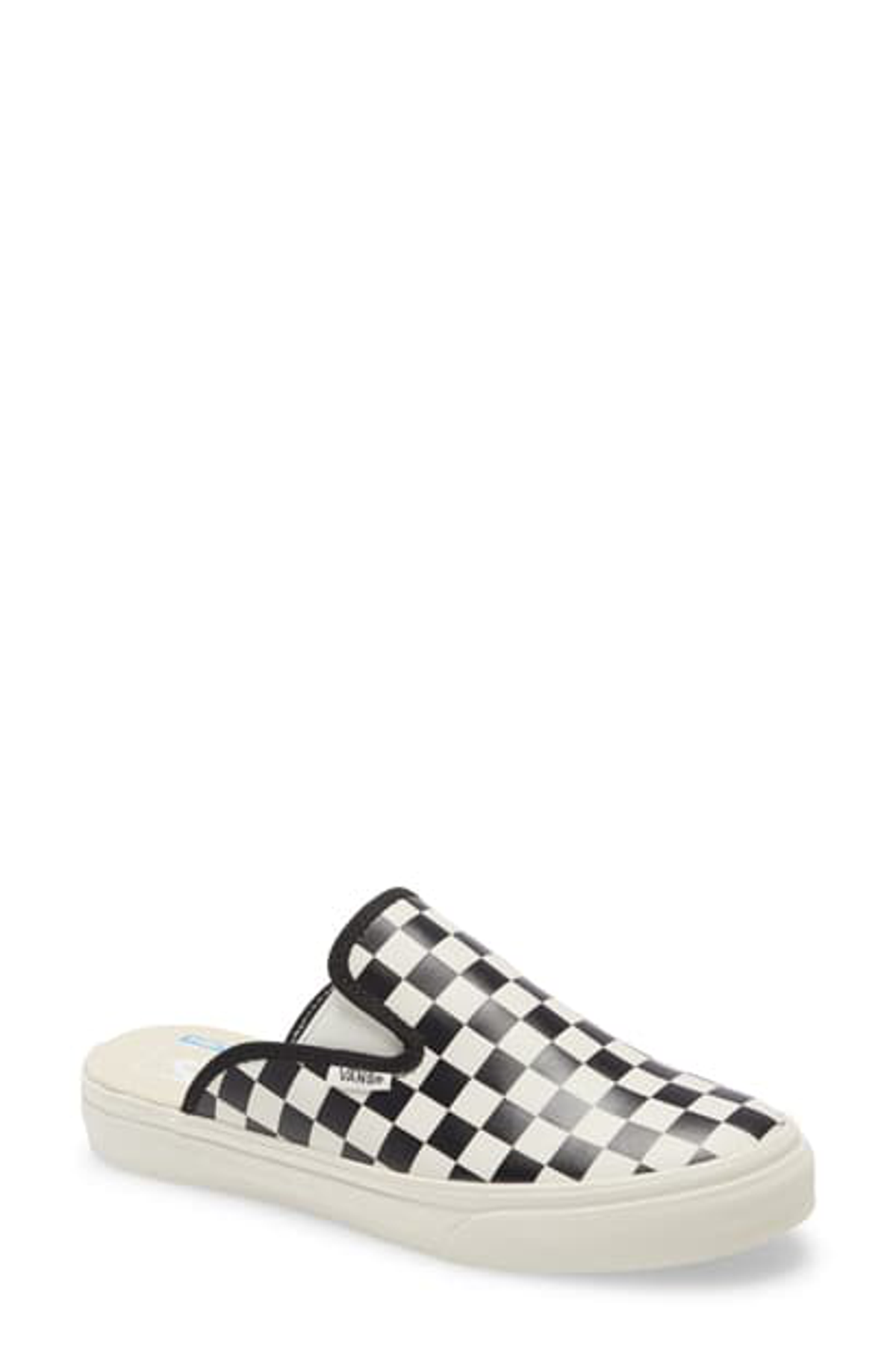 Vans Old Skool Leather Mule In Black/ White Checker Leather | WHAT’S ON ...