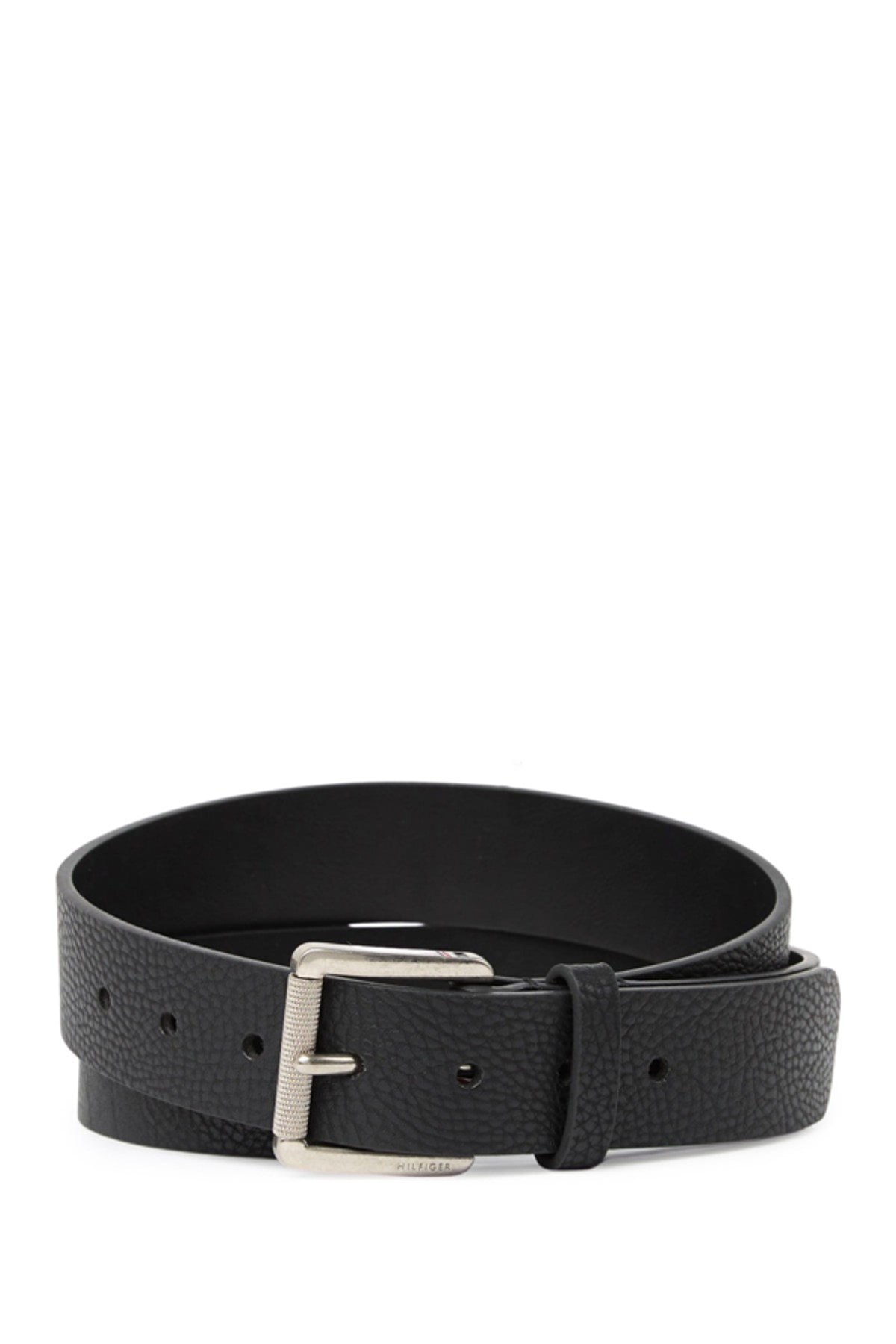 Tommy Hilfiger 38mm Knarled Black Belt | WHAT’S ON THE STAR?