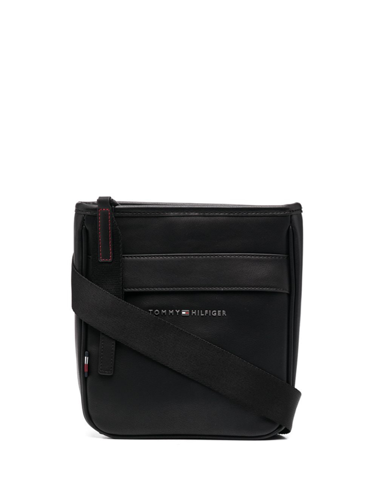 Tommy Hilfiger Logo-plaque Messenger Bag In Black | WHAT’S ON THE STAR?