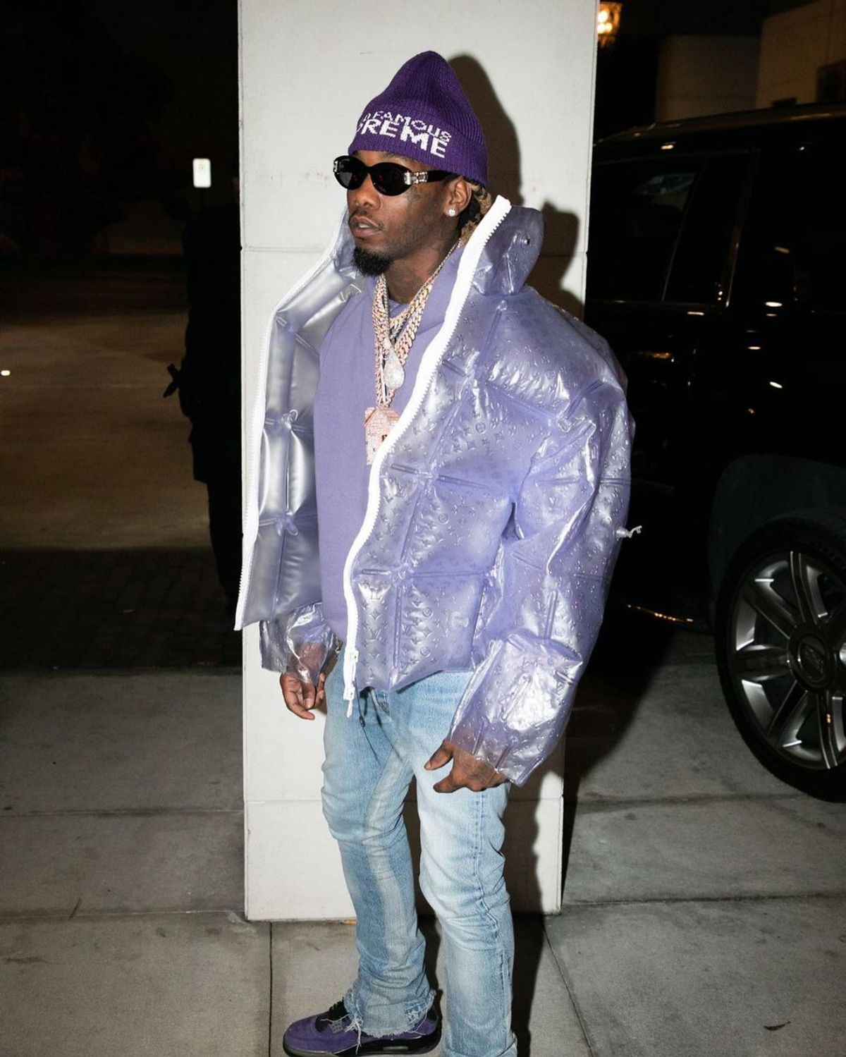 Offset Outfit from February 8, 2021 | WHAT’S ON THE STAR?