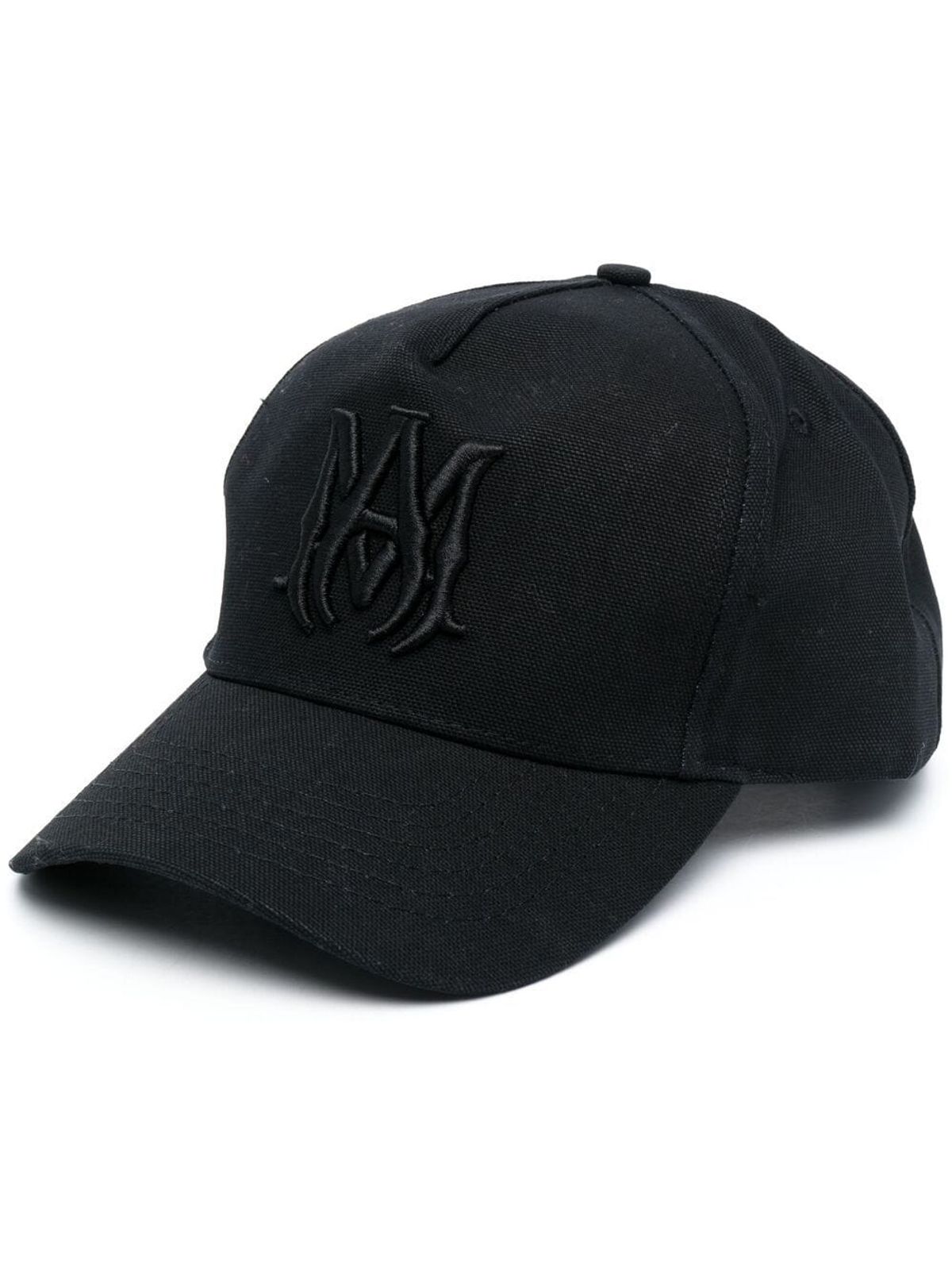 Amiri Logo Embroidered Baseball Black Cap | WHAT’S ON THE STAR?