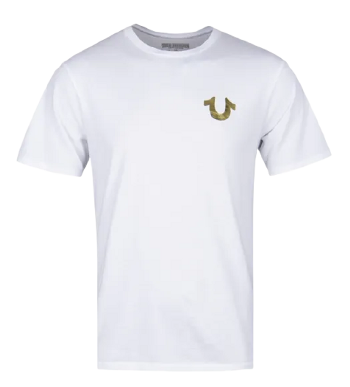 True Religion Gold Buddha White T-Shirt | WHAT’S ON THE STAR?