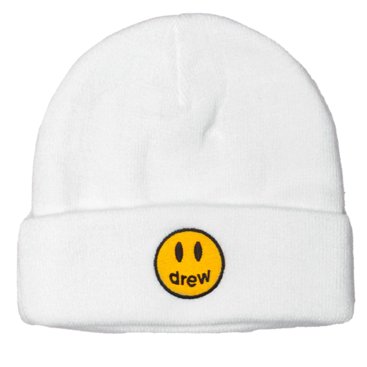 Drew House Mascot White Beanie | WHAT’S ON THE STAR?