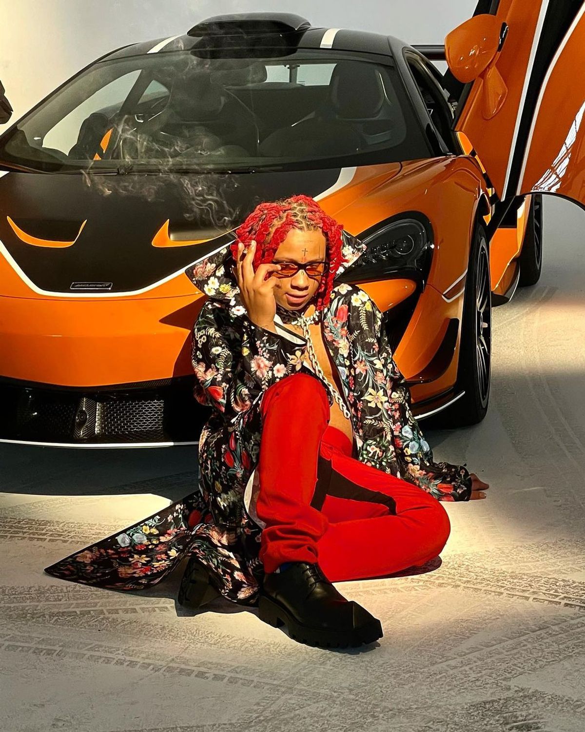 Trippie Redd Outfit from April 25, 2021 | WHAT’S ON THE STAR?