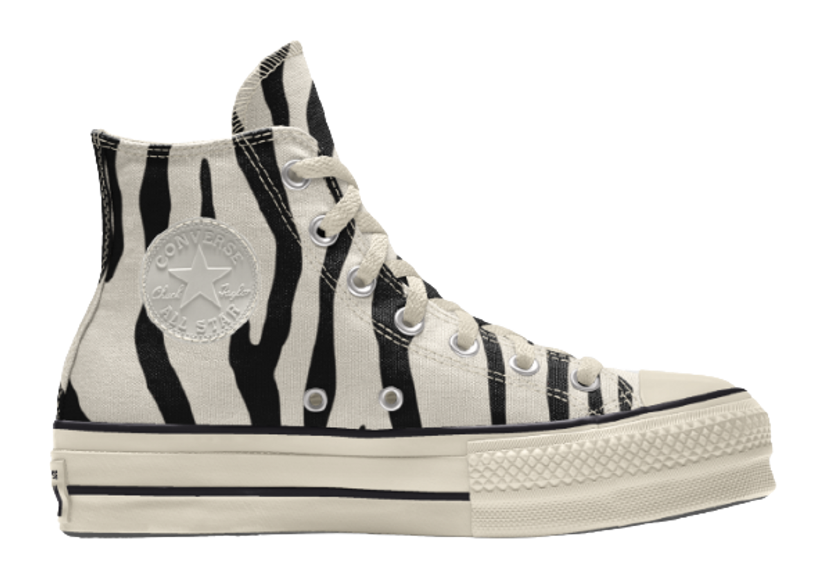 Converse Canvas Chuck Taylor All Star Zebra Sneakers | WHAT’S ON THE STAR?