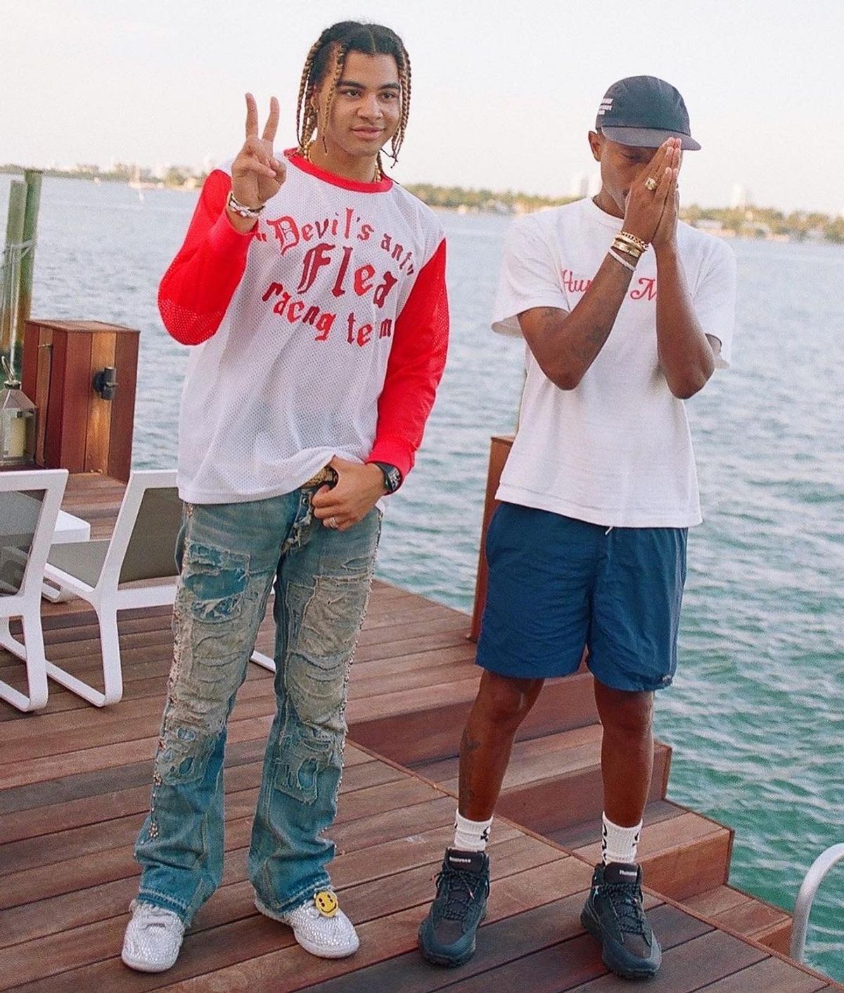 24kGoldn Outfit from May 10, 2021 | WHAT’S ON THE STAR?