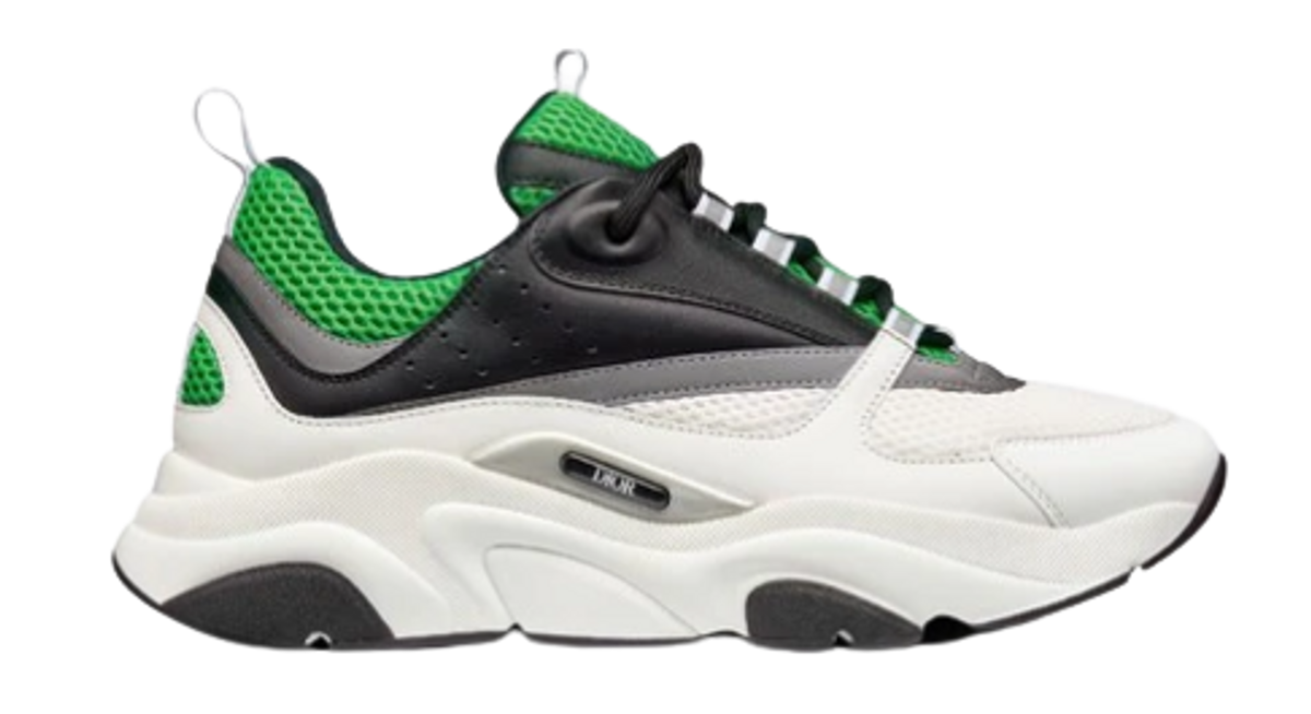 Dior B22 White Green Technical Mesh Sneakers | WHAT’S ON THE STAR?