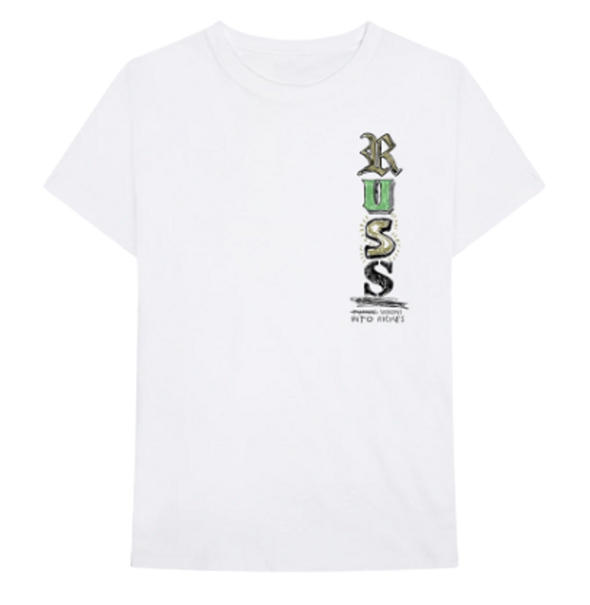 Russ Merch Visions Into Riches T-Shirt | WHAT’S ON THE STAR?