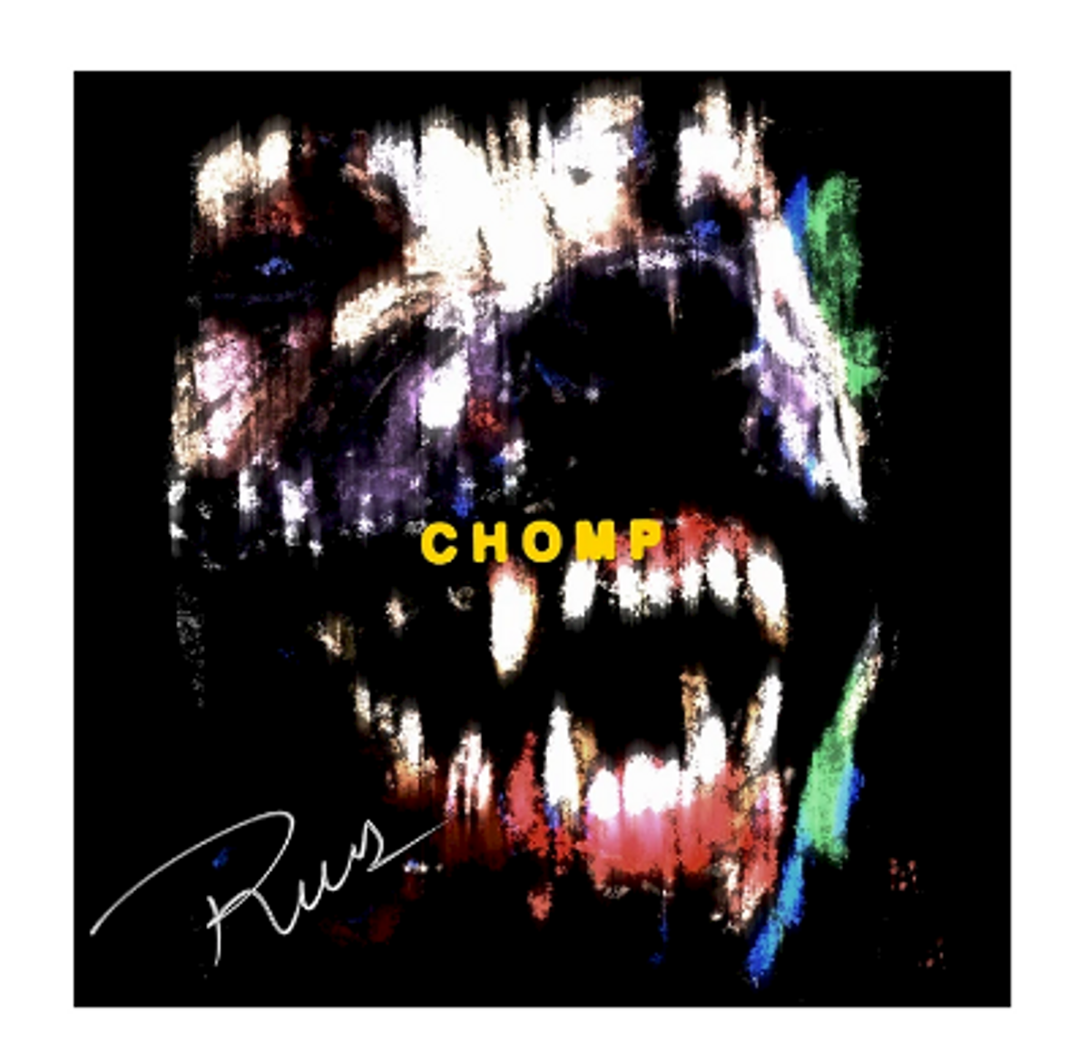 Russ Merch Chomp Signed Poster | WHAT’S ON THE STAR?