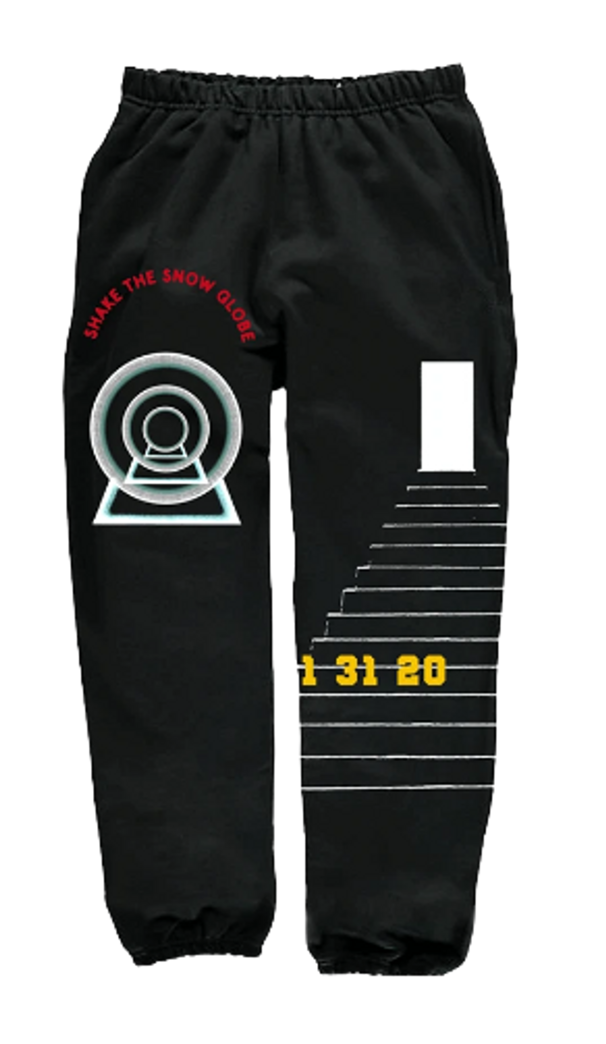 Russ Merch Stairway Black Sweatpants | WHAT’S ON THE STAR?