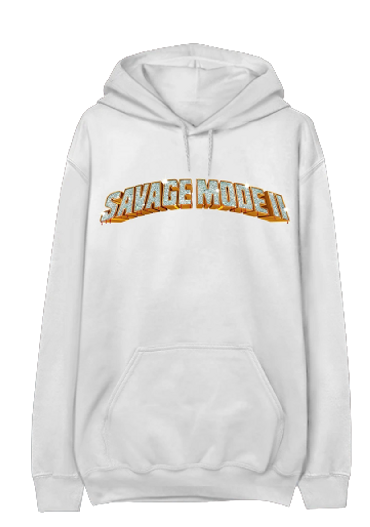 21 Savage Merch Savage Mode 2 White Hoodie | WHAT’S ON THE STAR?