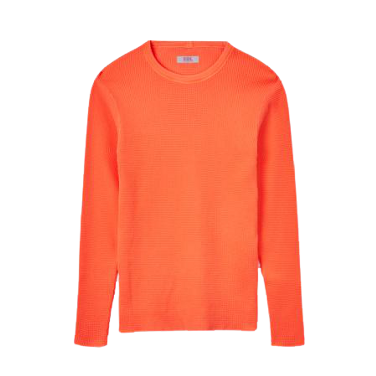 ERL Waffle Jersey Neon Orange Long Sleeve | WHAT’S ON THE STAR?