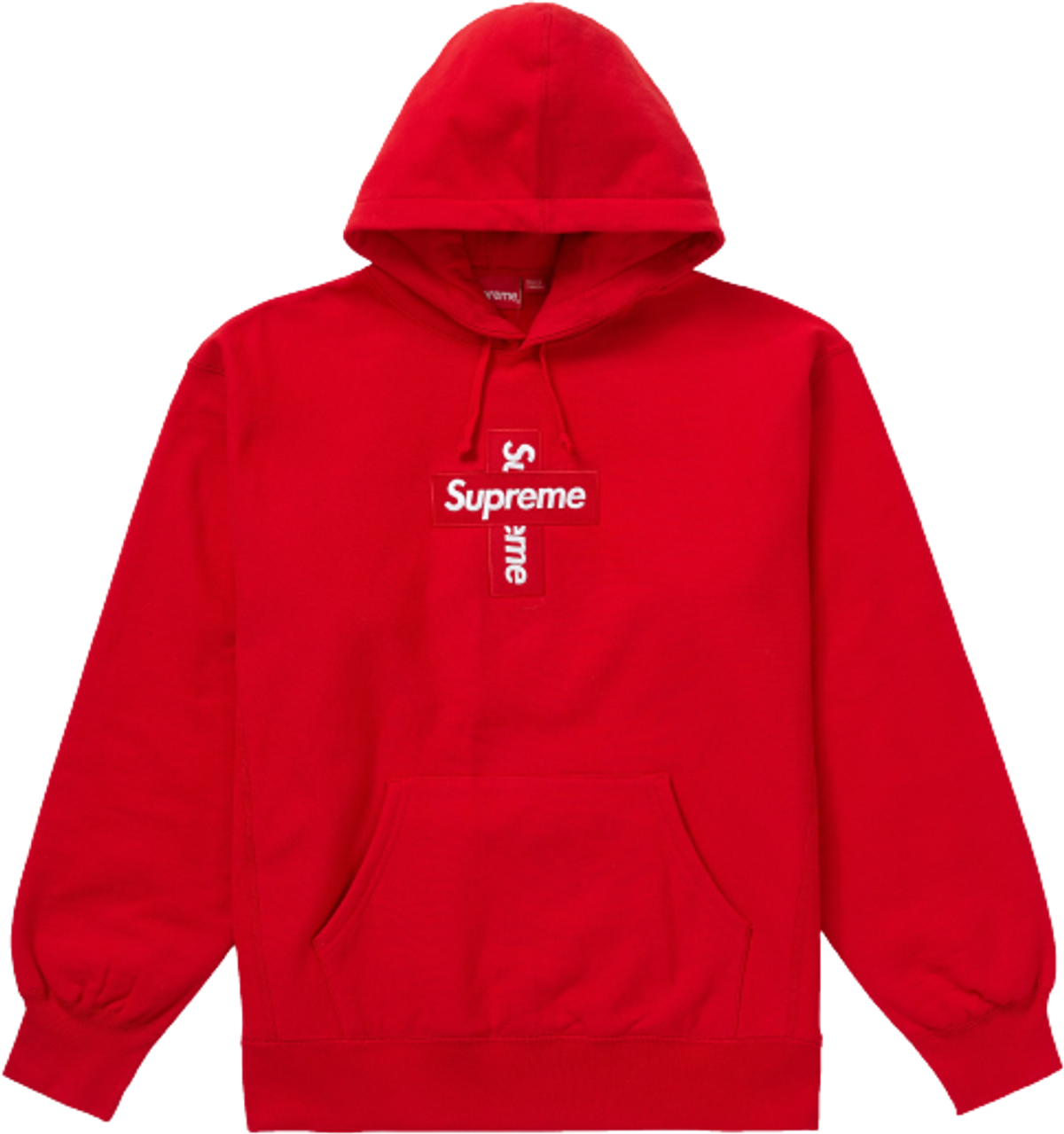 Supreme Cross Box Logo Hooded Red Sweatshirt | WHAT’S ON THE STAR?