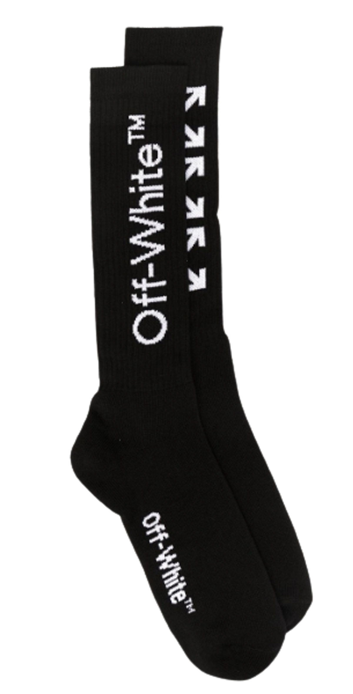Off-White Arrows Logo Black Socks | WHAT’S ON THE STAR?