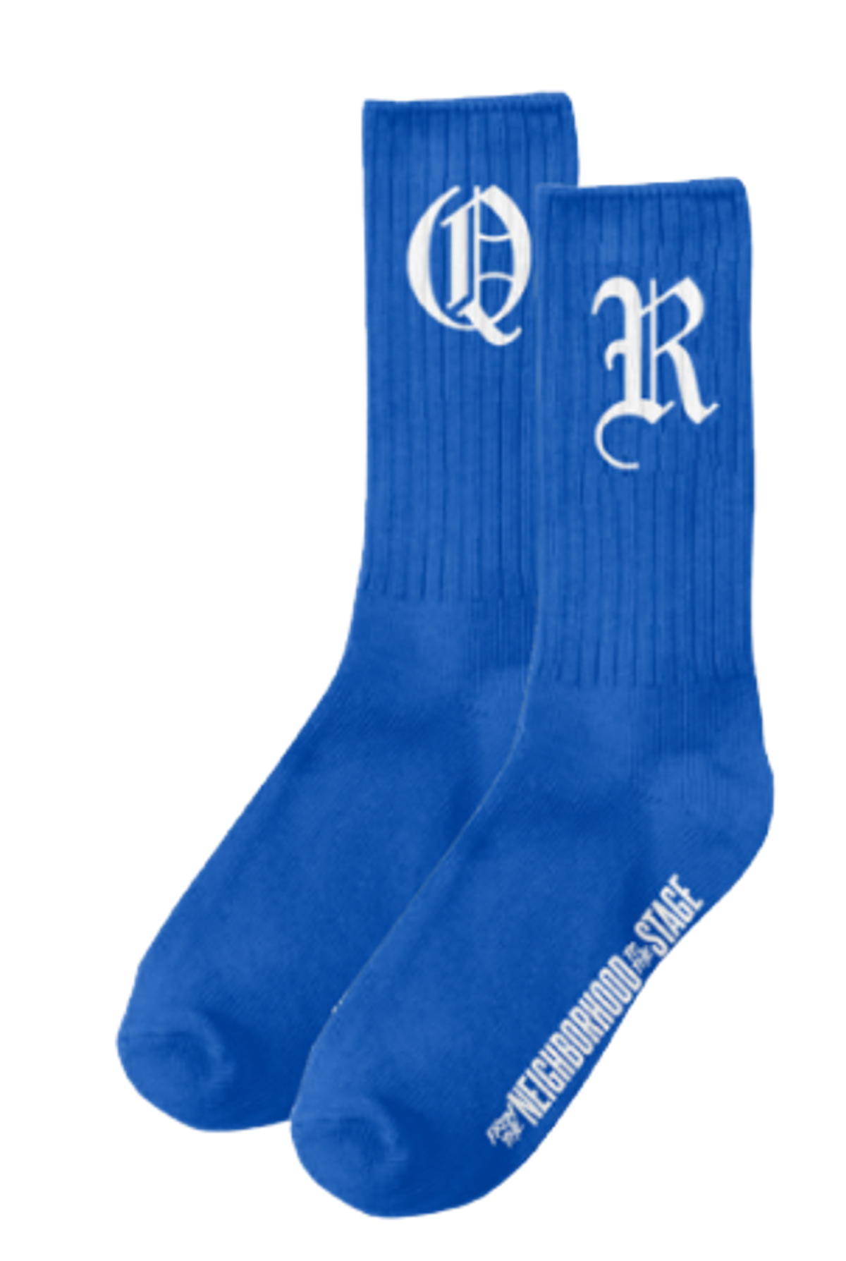 Quando Rondo Merch Initial Blue Socks | WHAT’S ON THE STAR?