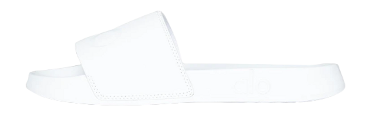 Alo Yoga It Slide 2 White Sandals | WHAT’S ON THE STAR?