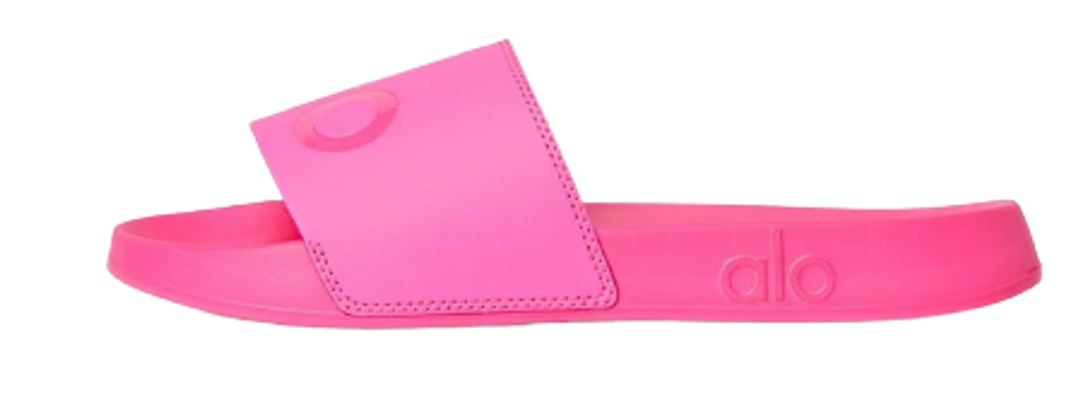 Alo Yoga It Slides 2 Hot Pink Sandals | WHAT’S ON THE STAR?
