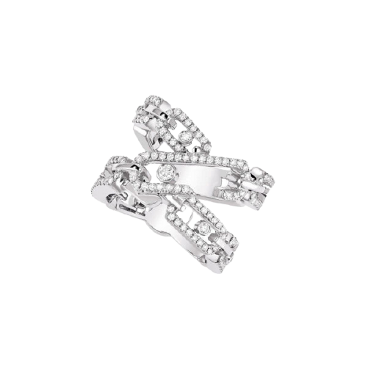 Messika Paris Move High Jewelry Addiction Pavé Diamond Ring | WHAT’S ON ...
