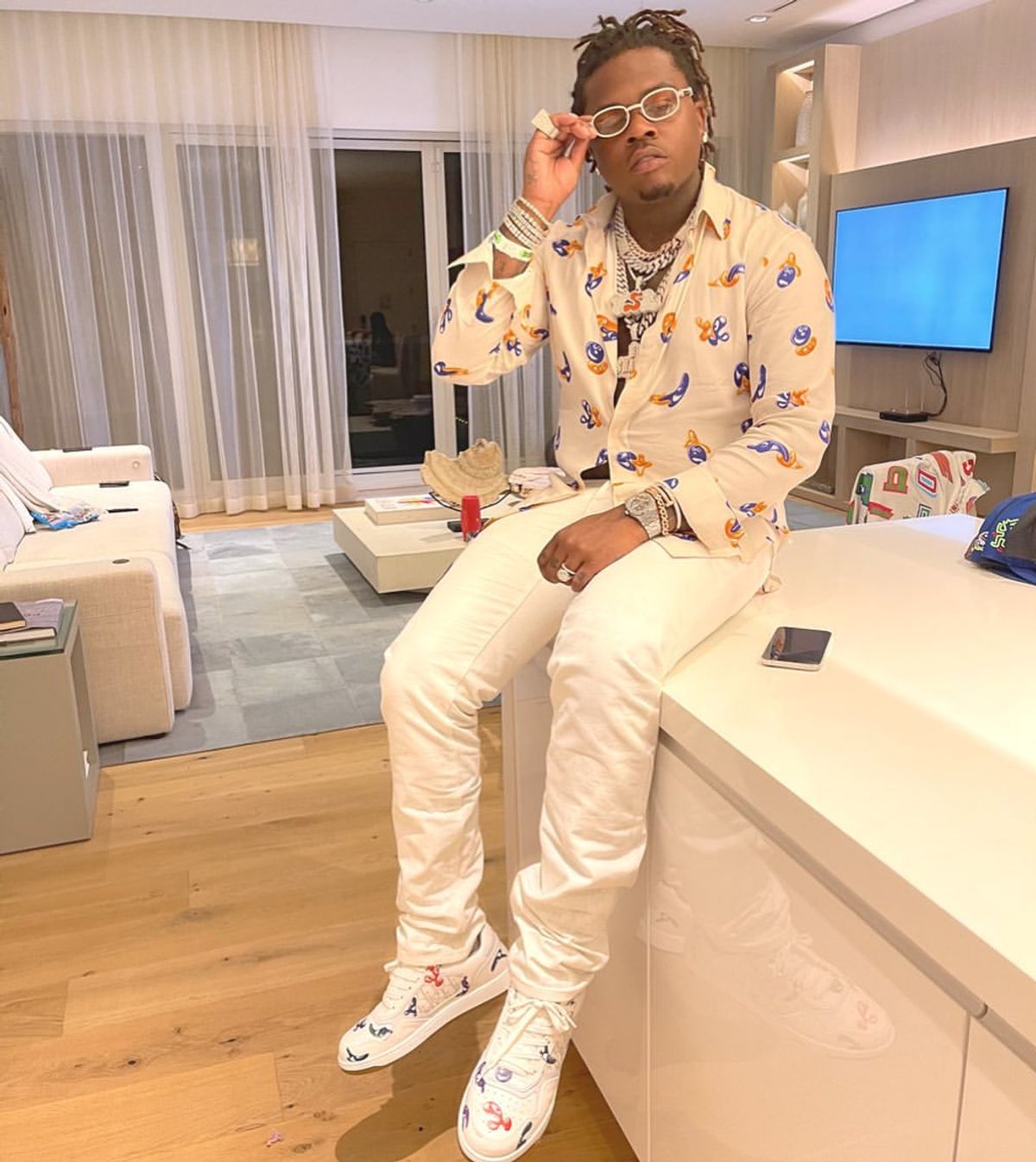 Gunna Outfit from June 7, 2021 | WHAT’S ON THE STAR?