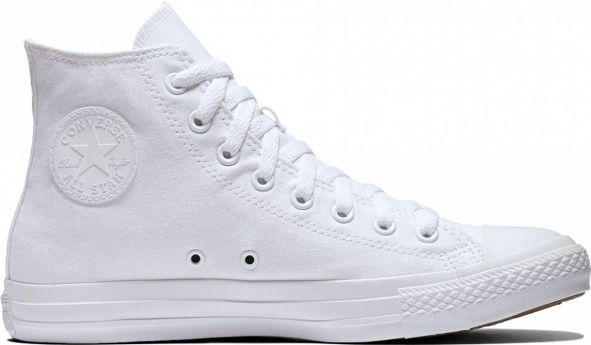 Converse All Star Hi White Mono Canvas | WHAT’S ON THE STAR?