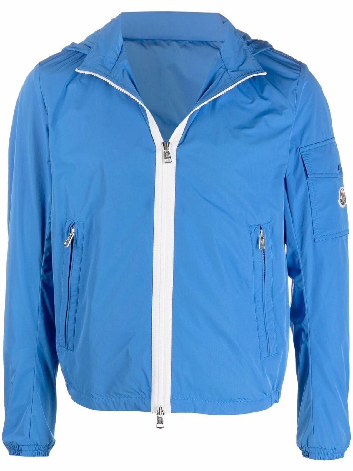 Moncler Hooded Lightweight Blue Jacket | WHAT’S ON THE STAR?