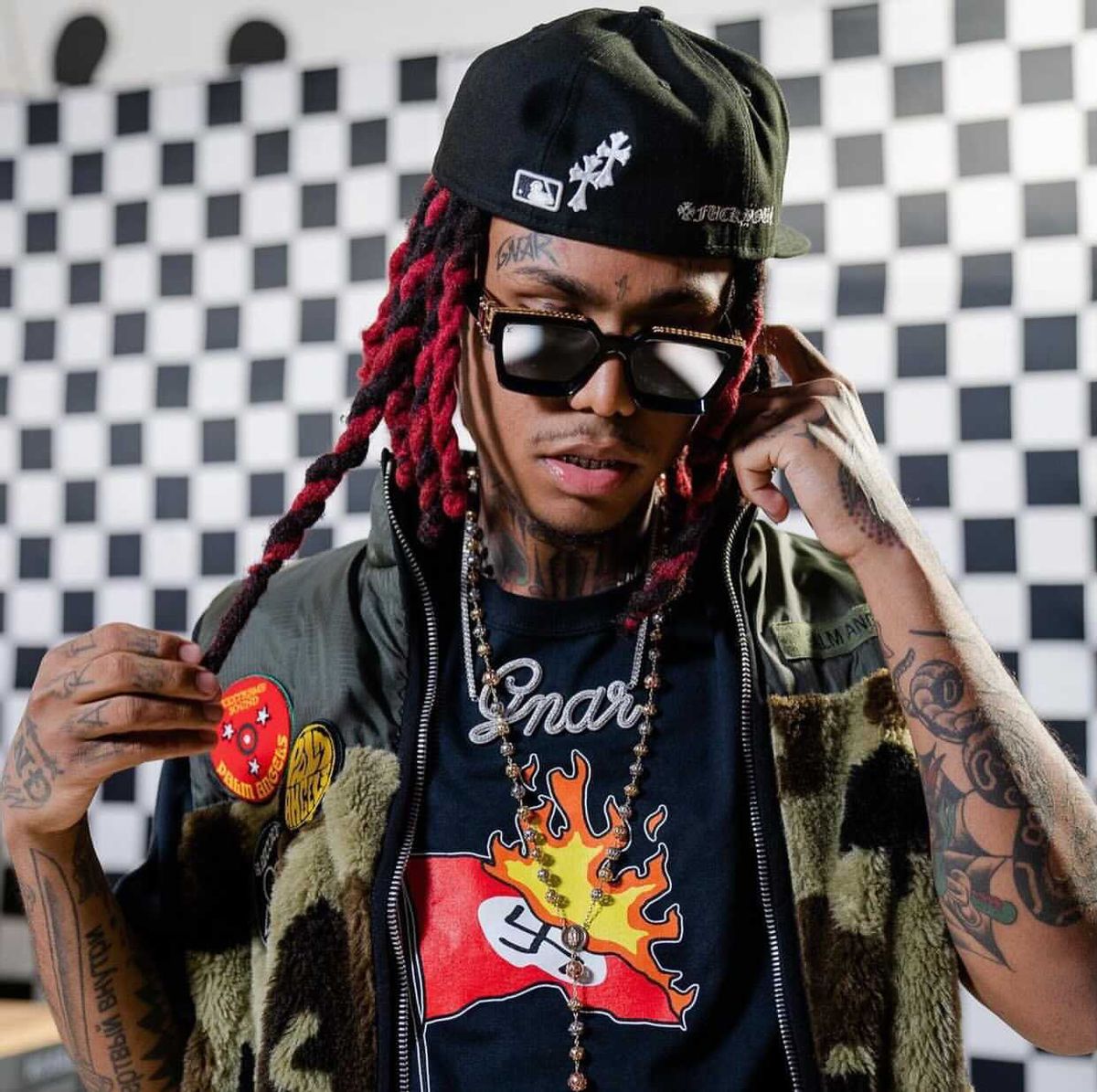 Lil Gnar Outfit from May 21, 2021 | WHAT’S ON THE STAR?