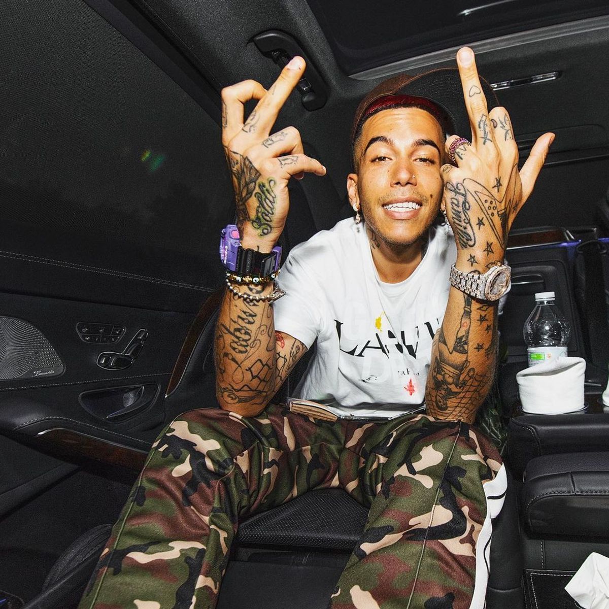 Sfera Ebbasta Outfit from July 12, 2021 | WHAT’S ON THE STAR?