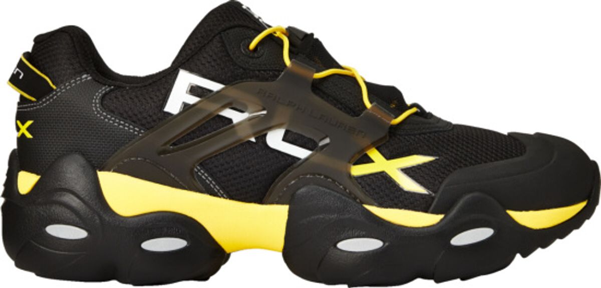 Ralph Lauren Black Yellow 'RLX Tech' Sneakers | WHAT’S ON THE STAR?