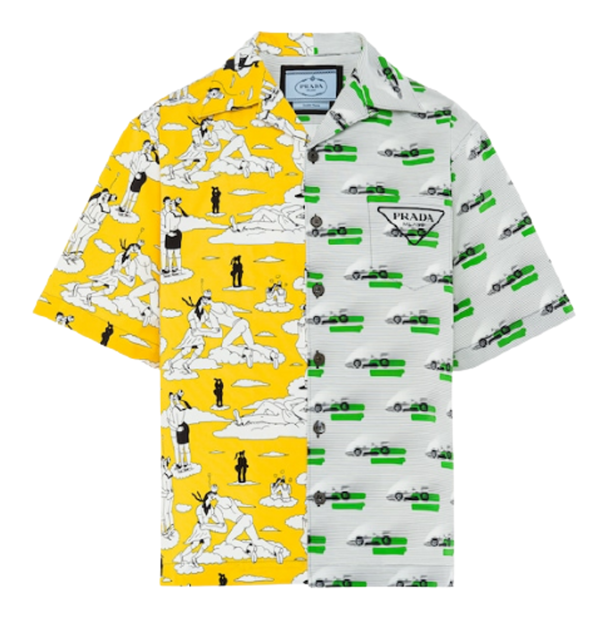 Prada Double Match Heavy Cotton Shirt | WHAT’S ON THE STAR?