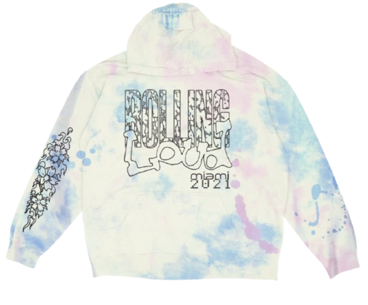 Rolling Loud Merch Sketchy Custom Dyed Hoodie WHAT S ON THE STAR Rolling Loud Merch Sketchy Custom Dyed Hoodie WHAT S ON THE STAR