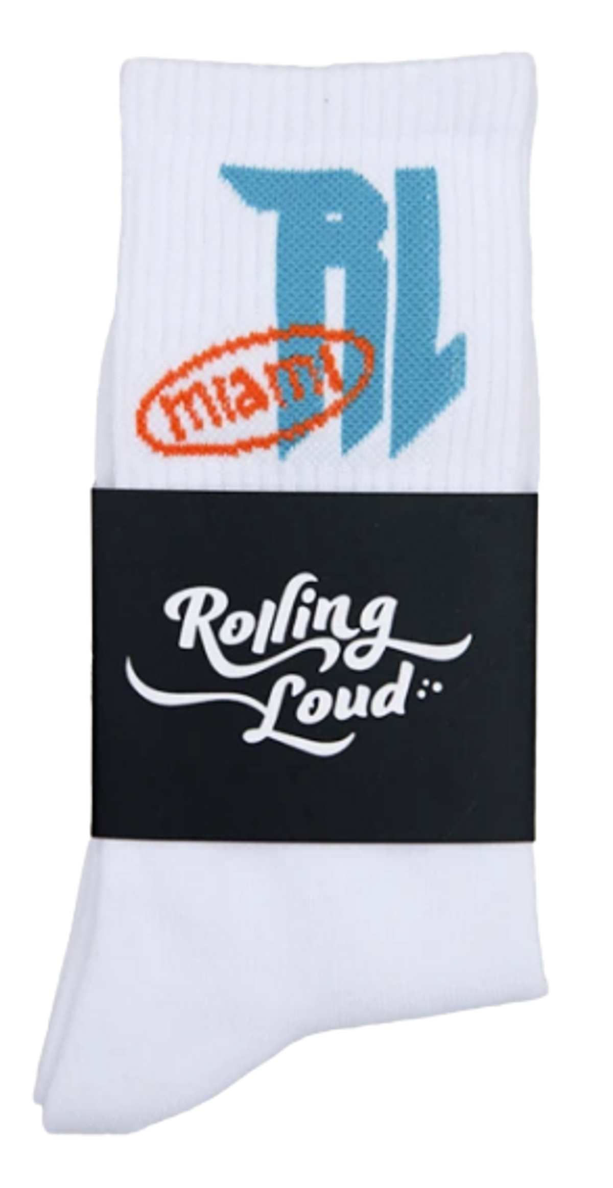 Rolling Loud Merch Crew White Socks | WHAT’S ON THE STAR?