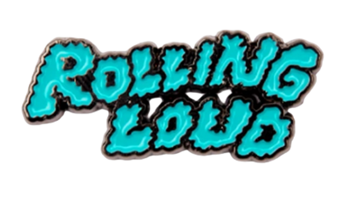 Rolling Loud Merch Teal Puffy Logo Enamel Pin | WHAT’S ON THE STAR?