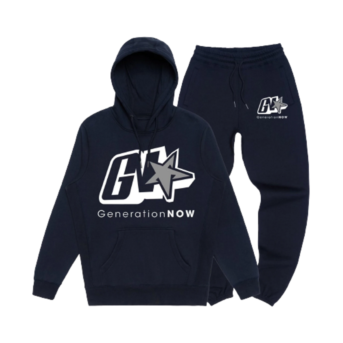 Generation Now GN Navy White Sweatsuit | WHAT’S ON THE STAR?