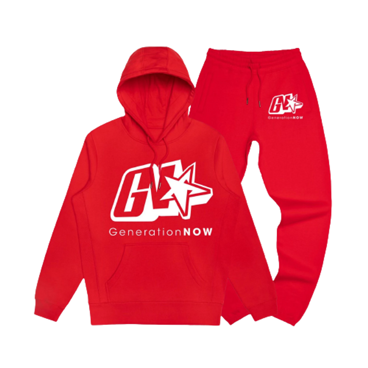 Generation Now GN Red White Sweatsuit | WHAT’S ON THE STAR?