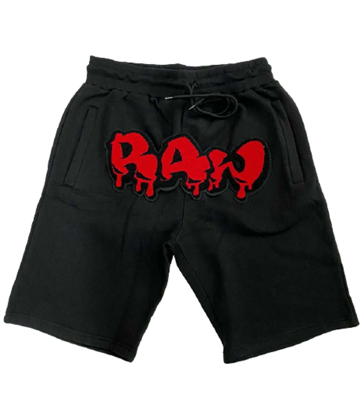 Rawyalty Drip Red Black Shorts | WHAT’S ON THE STAR?