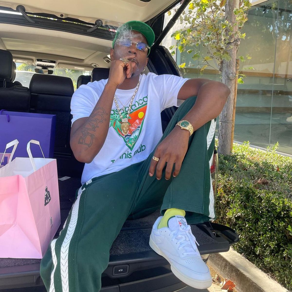 Joey Badass Outfit from August 6, 2021 | WHAT’S ON THE STAR?