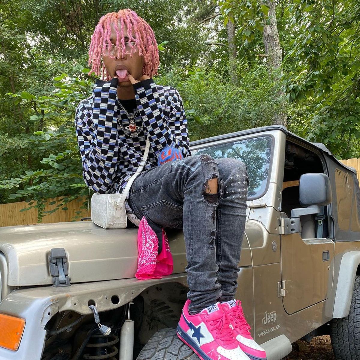 SoFaygo Outfit from August 14, 2021 | WHAT’S ON THE STAR?