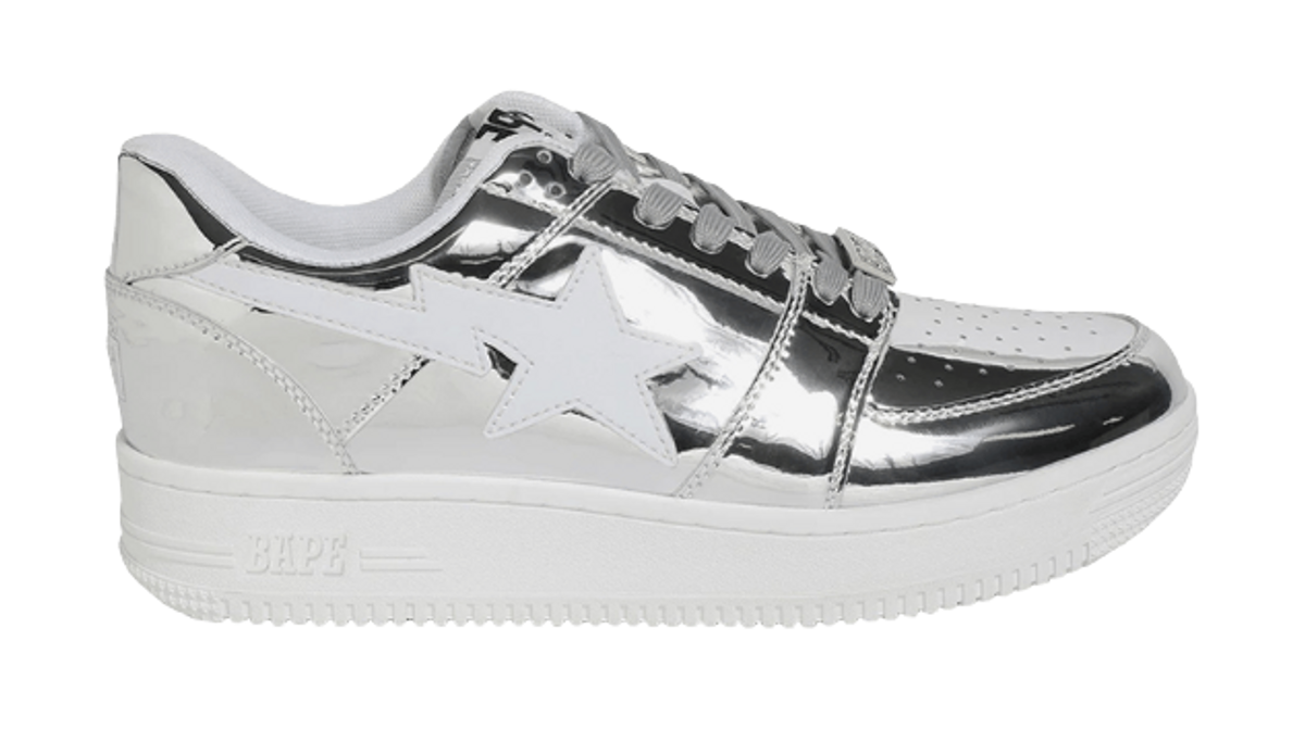 Bape Silver Foil Sneakers | WHAT’S ON THE STAR?
