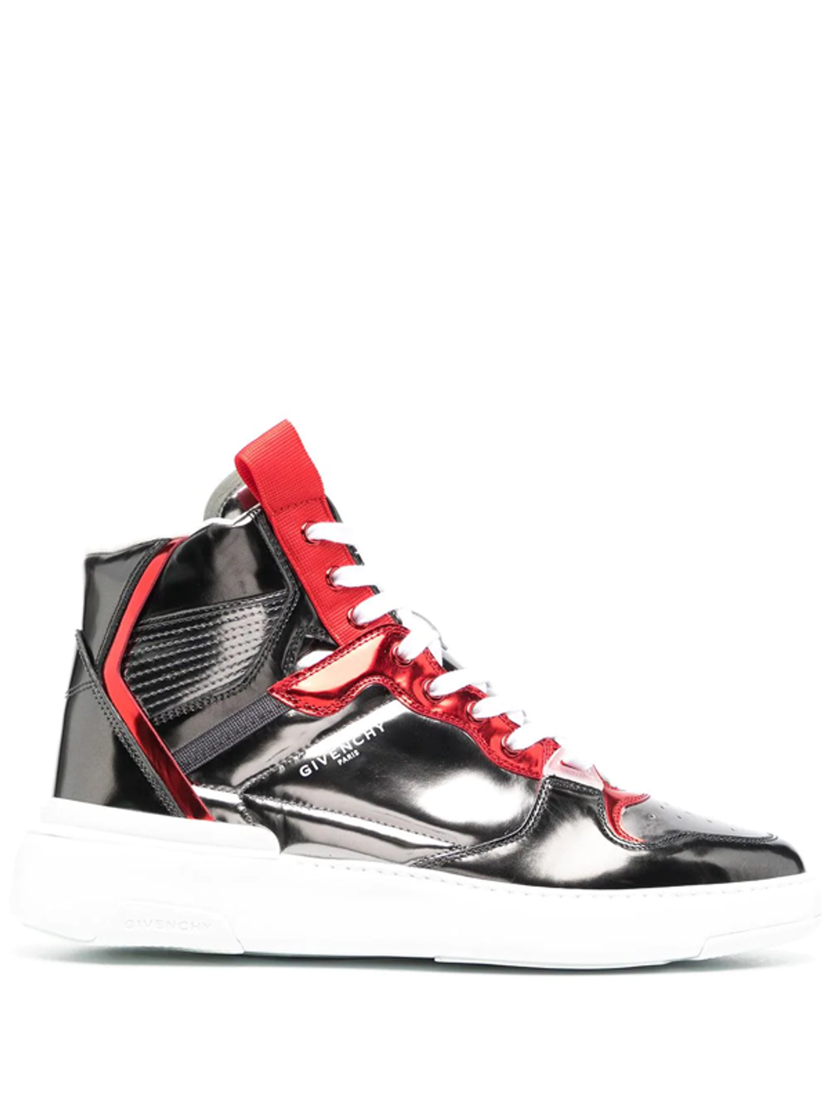 Givenchy Wing Metallic Leather High Top Sneakers | WHAT’S ON THE STAR?