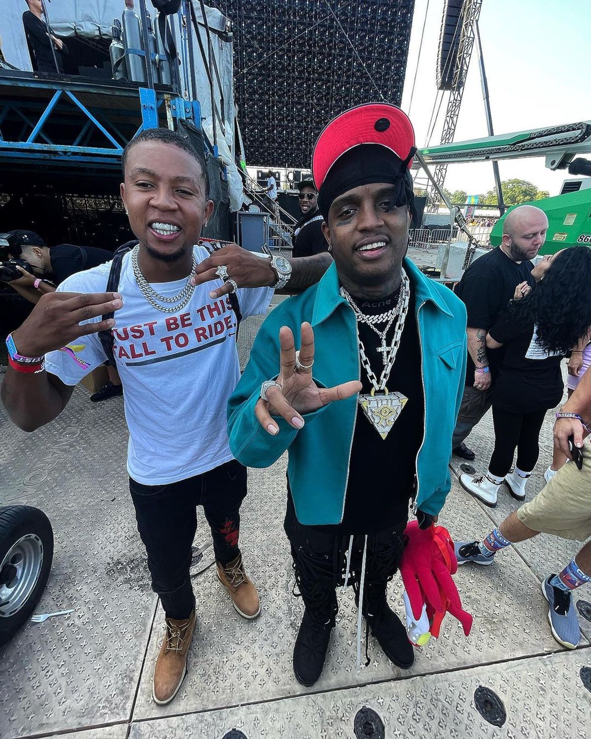 Ski Mask The Slump God Outfit from August 23, 2021 | WHAT’S ON THE STAR?