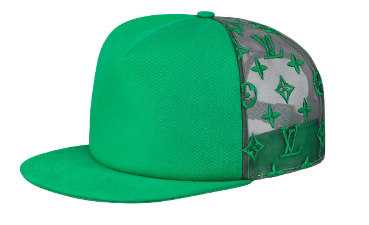 Louis Vuitton Monogram Embroidered Green Cap | WHAT’S ON THE STAR?