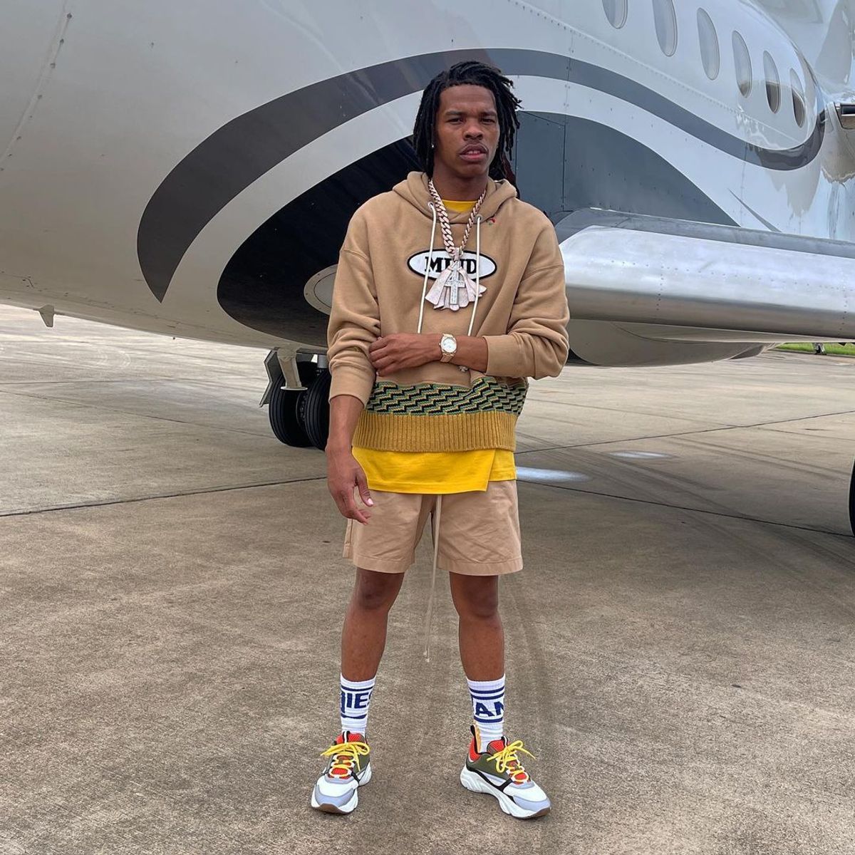 Lil Baby Outfit from August 29, 2021 | WHAT’S ON THE STAR?