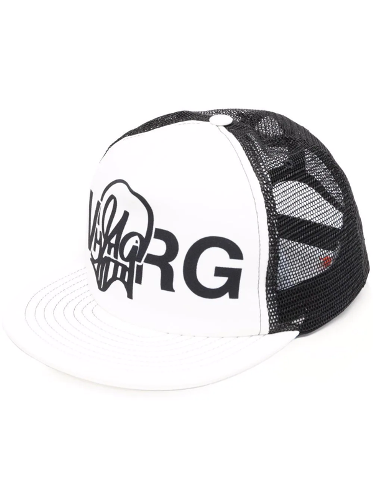 Off-White × Katsu Paperclip Motif White Trucker Cap | WHAT’S ON THE STAR?