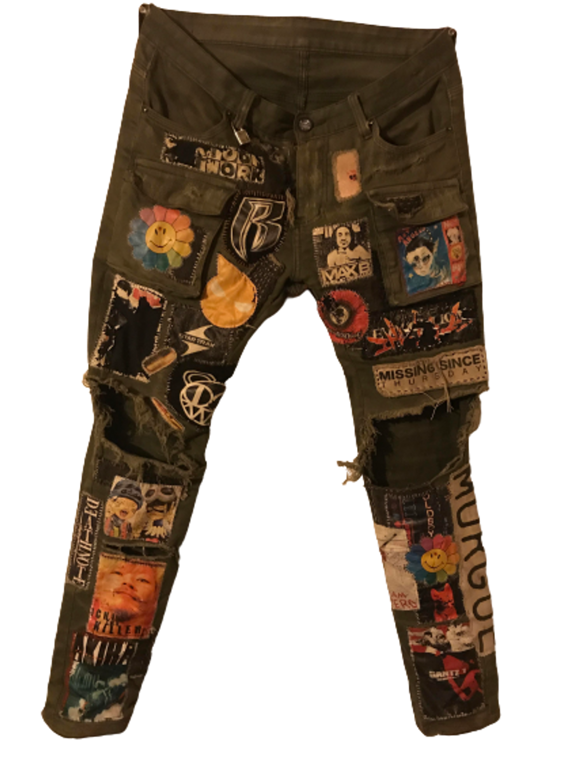 Custom Punk Style Patch Pants | WHAT’S ON THE STAR?