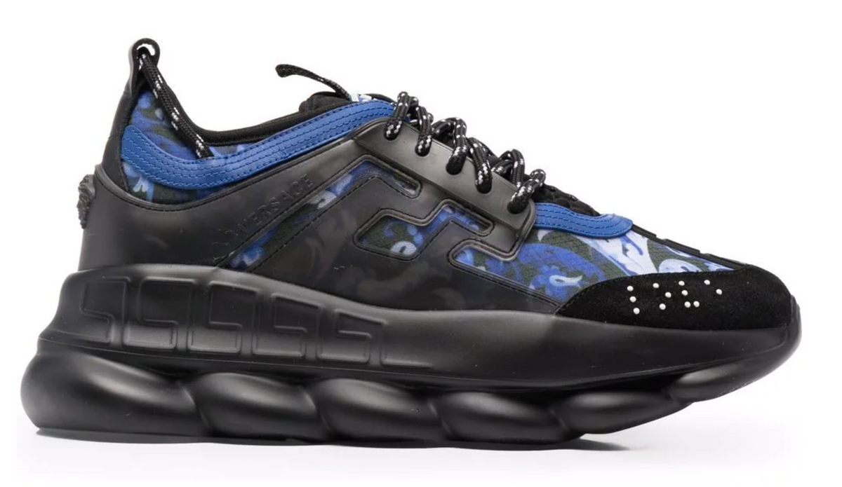 Versace Chain Reaction Low-Top Lace-Up Sneakers | WHAT’S ON THE STAR?