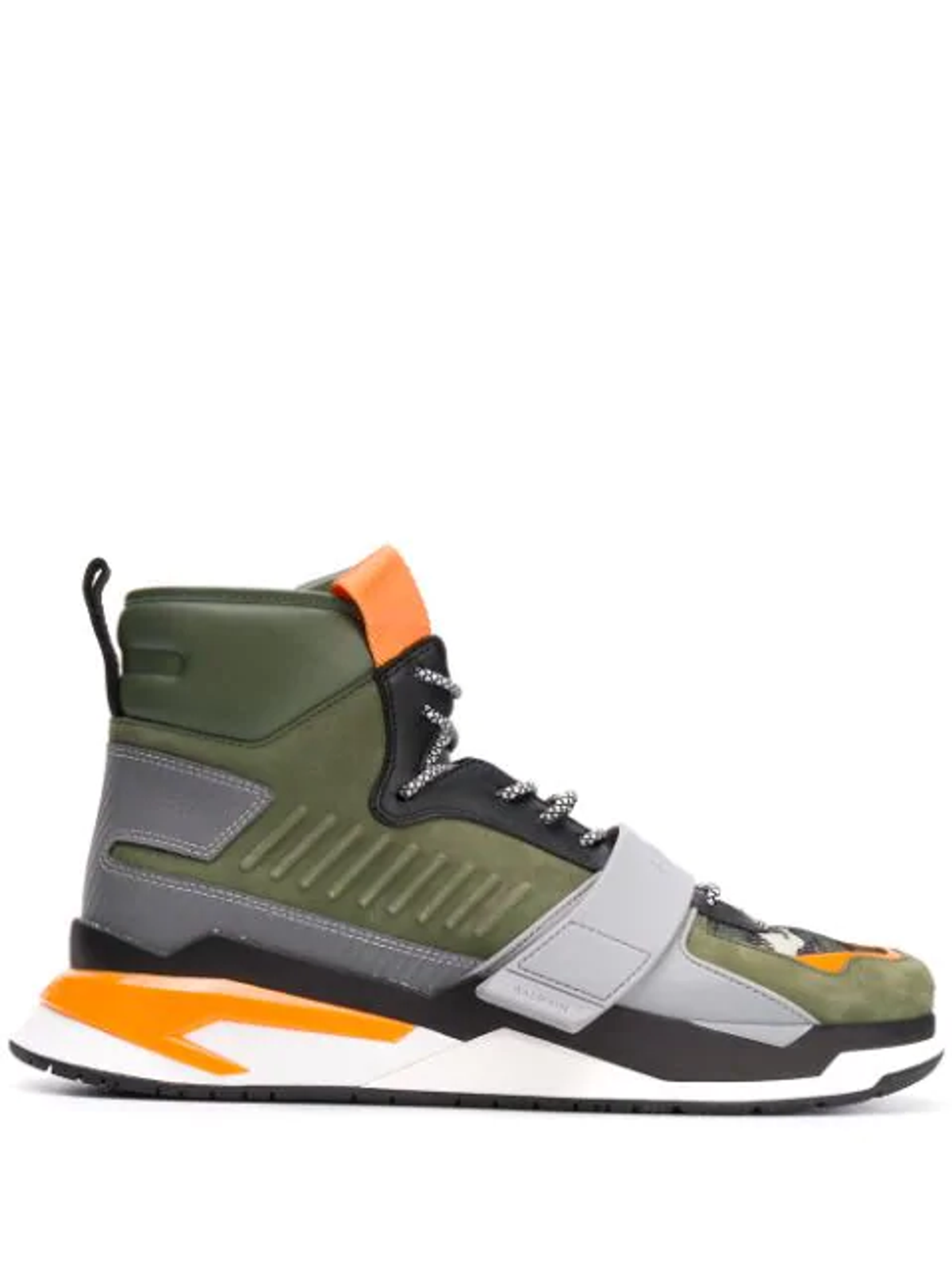 Balmain B-Ball Panelled Green Sneakers | WHAT’S ON THE STAR?
