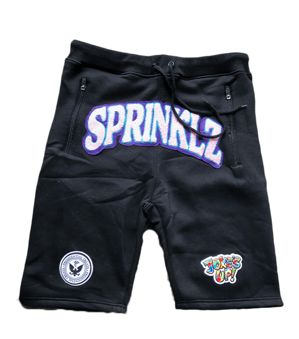 Sprinklz Black Logo Shorts | WHAT’S ON THE STAR?