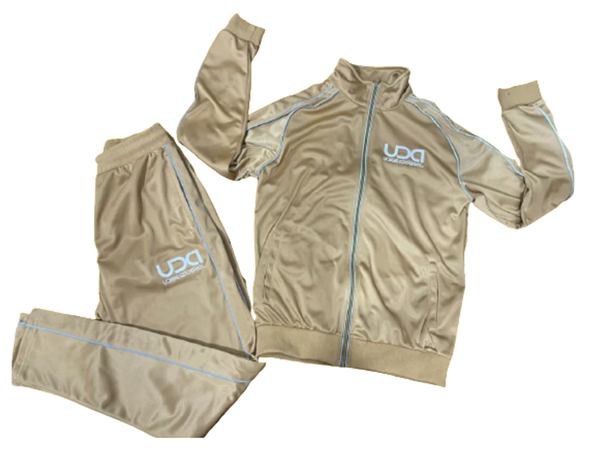 Udigg Apparel “Tan” UDA Tracksuits | WHAT’S ON THE STAR?