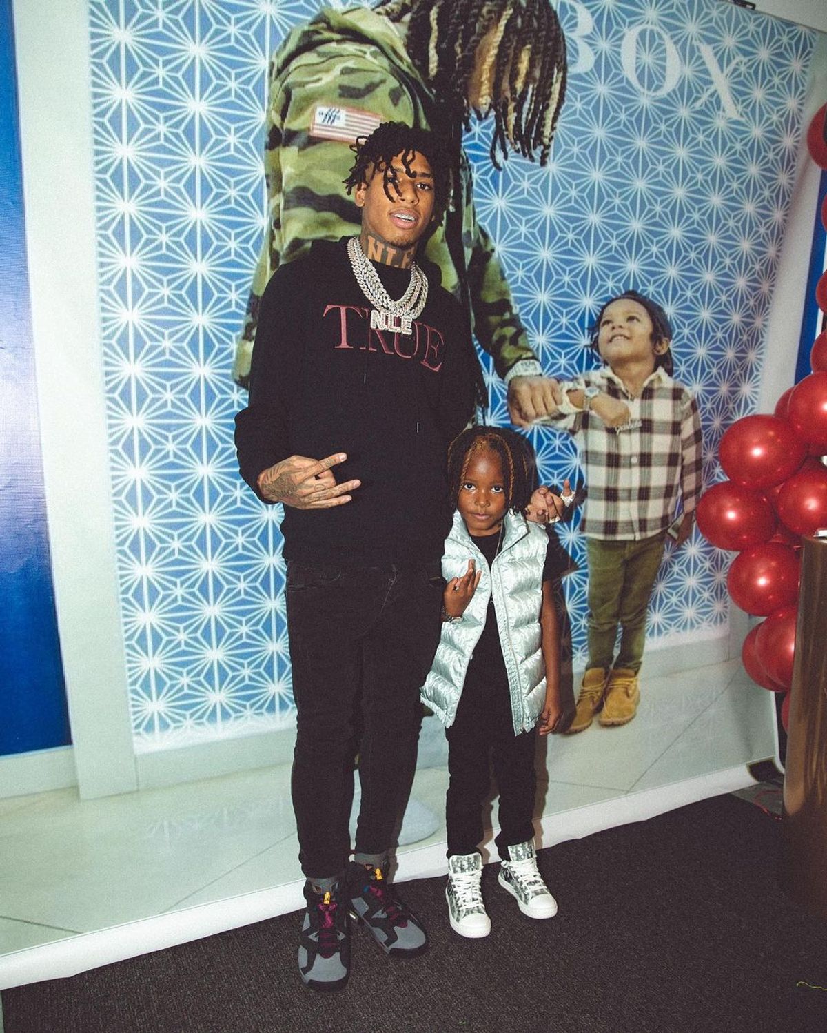 NLE Choppa Outfit from October 12, 2021 | WHAT’S ON THE STAR?